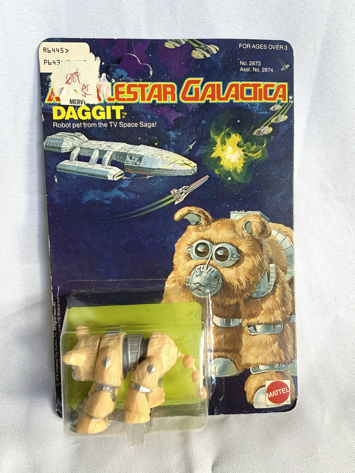 Vintage Mattel 1978 Battlestar Galactica “Daggit” Unpunched Card MOC | eBay