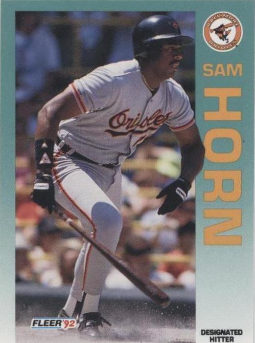 1992 Fleer - Sam Horn #10 for sale online | eBay