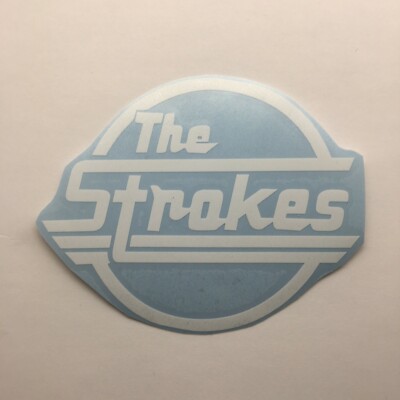 The Strokes Band Logo Die Cut Vinyl Sticker Classic Hard Rock and Roll ...
