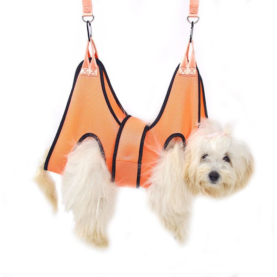Bite Restraint Dog Grooming Hammock Cat Fixed Bath Bag Bathing ...