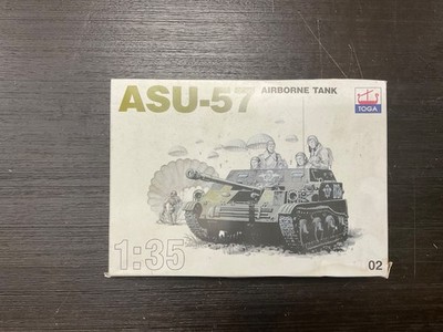 ASU-57 Airborne Tank 1:35 Scale Model Kit Toga Soviet WWII Armor | eBay