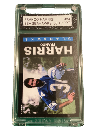 1985 Topps Style Franco Harris Variation Card Steelers Seahawks in Zion ...