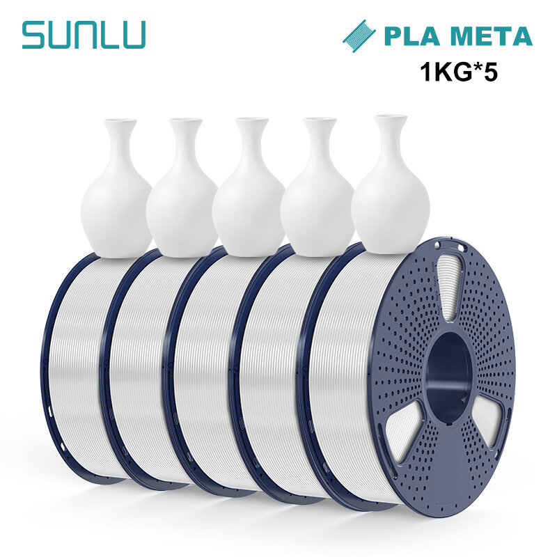 SUNLU 5KG 10KG PLA Meta 3D Printer Filament 1.75mm PLA Meta For FDM 3D ...