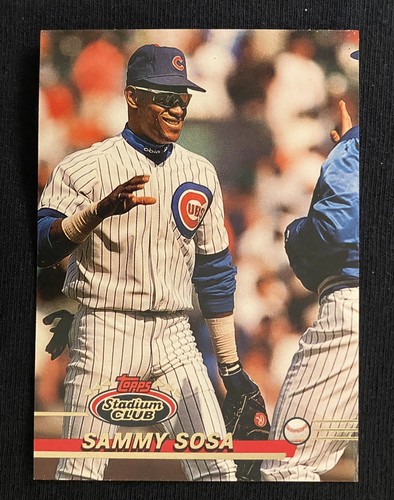 1993 Topps Stadium Club Sammy Sosa #531 Chicago Cubs | eBay