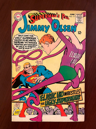 Superman's Pal Jimmy Olsen #111 (DC Comics 1968) Silver Age Elastic Lad ...