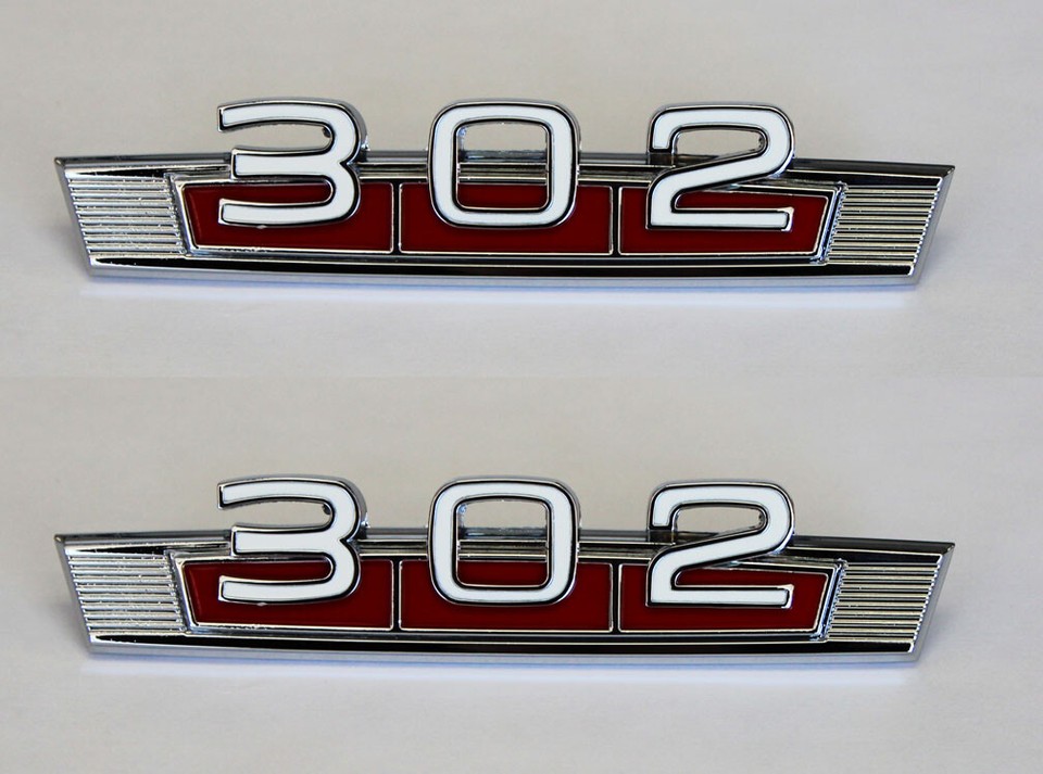 New! 1968 Ford Fairlane, Torino 1969-1971 Bronco 302 Fender Emblem ...