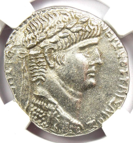 Nero AR Tetradrachm Silver Roman Antioch Coin 61 AD - Certified NGC ...