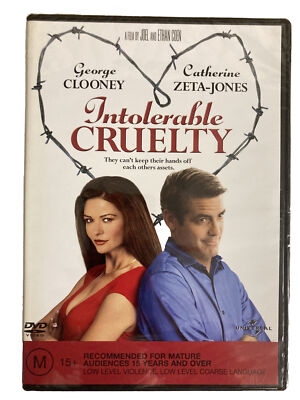 INTOLERABLE CRUELTY Coen Brothers DVD Clooney & Zeta-Jones Regions 2, 4 ...