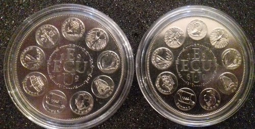 lot de 9 pièces ECU Europa de 1979 à 1987 | eBay UK