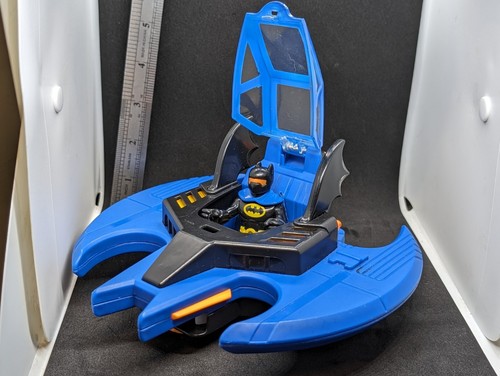 Imaginext DC Super Friends BATWING Black Plane Fisher Price w/ Batman ...