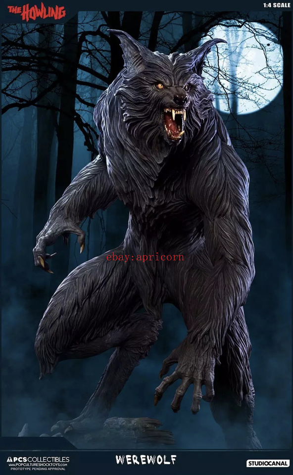 PCS Werewolf Statue Resin Figure Model Collectible Painted Limited Boy ...