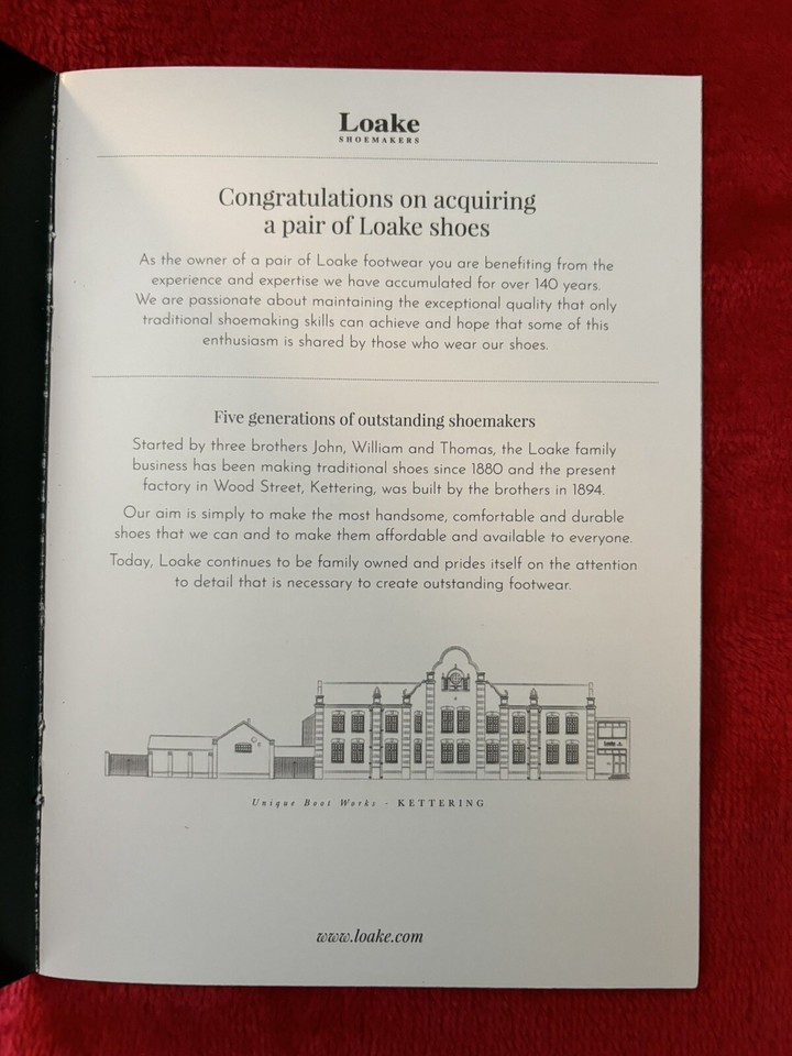 NIB Loake 301DSRF Dark Brown Suede Captoe Oxfords UK sz 10F Dainite ...