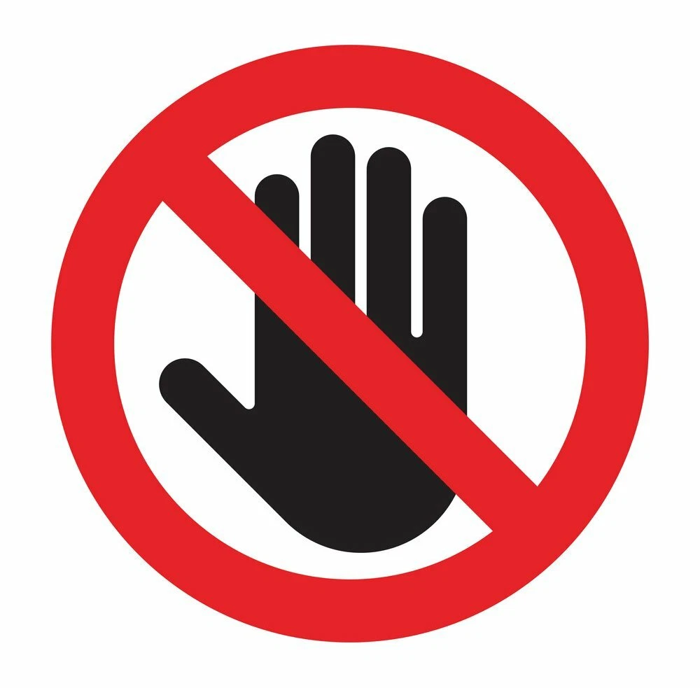 Do Not Touch Clip Art