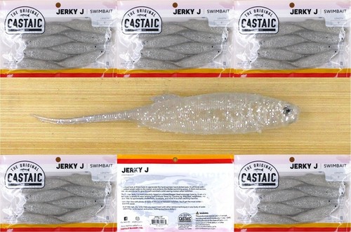 (5) Packs Castaic Swimbait 5" Jerky J Tennessee Shad (8 per Pack) Brand ...