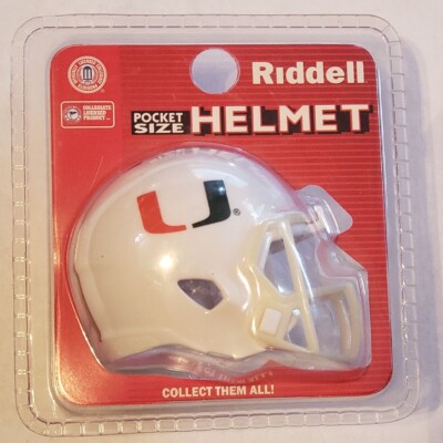 Miami Hurricanes Riddell Speed Pocket Pro Helmet in Clam Shell | eBay