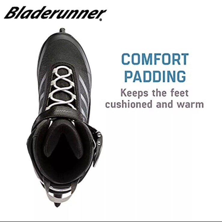 Rollerblade Bladerunner Ice Igniter Mens, Black and Gray, Ice Skates 8 ...