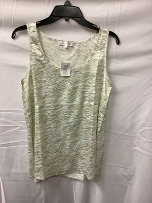 The Royal Standard Tank Top Womens Size M Green Tiger Stripe Slumber ...
