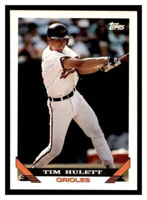 1993 Topps #327 TIM HULETT Baltimore Orioles | eBay