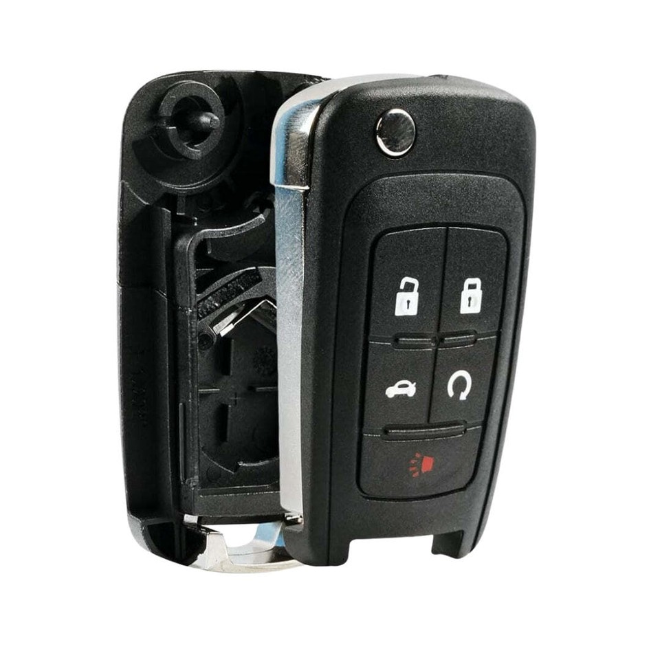 5-Button Flip Blade Key SHELL Fits 2010-2019 GM / OHT01060512 | eBay