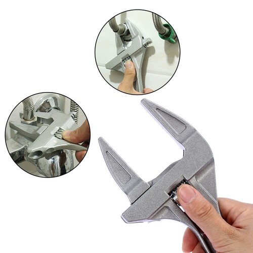 Large Opening Bathroom 6-68MM Steel Key Adjustable Spanner Nut Key Pipe ...