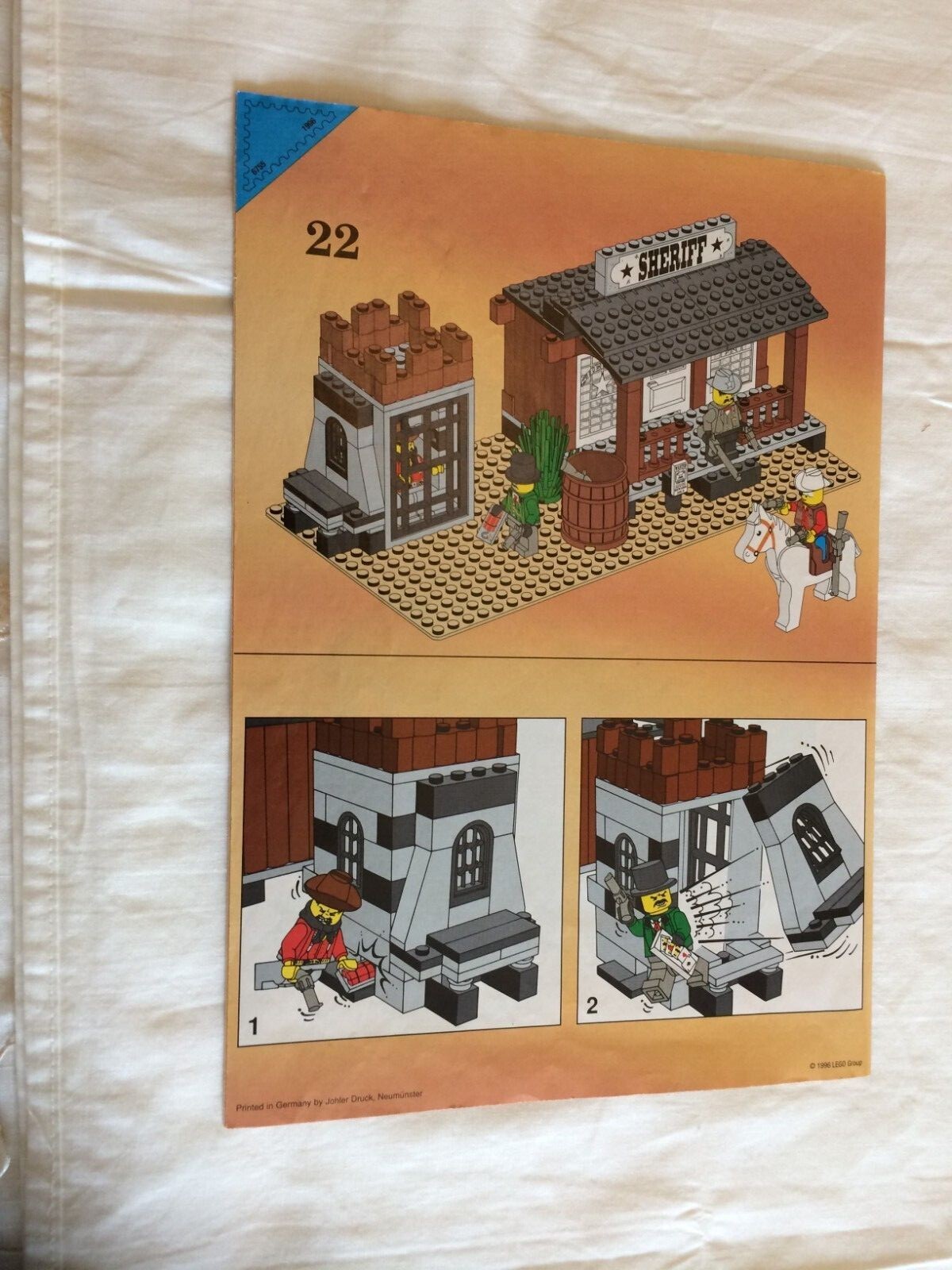 Lego 6755, Western, Sheriff`s Lockup, 100% complete inc box ...