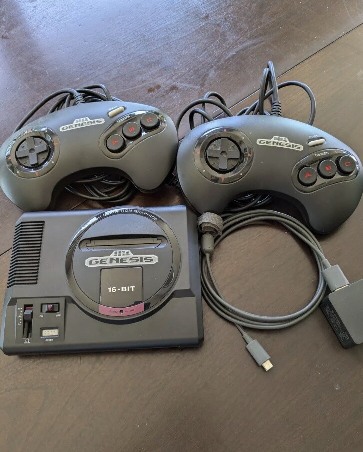 Official SEGA Genesis Mini Classic Game Console 40+2 Bonus Games ...