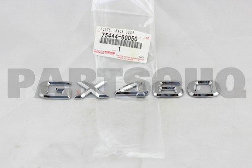 7544460050 Genuine Toyota PLATE, BACK DOOR NAME, NO.2 75444-60050 | eBay