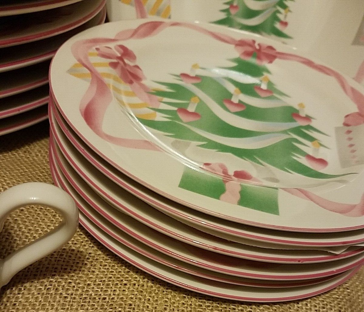 Sango HOME FOR CHRISTMAS C92 Christmas Dishes Set Of 42 Sango HOME FOR CHRISTMAS C92 Christmas Dishes Set Of 42