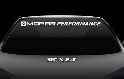 MOPAR Performance Windshield Banner (many colors to choose from) | eBay