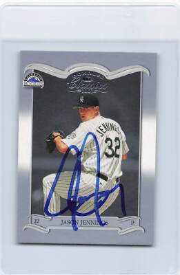 2003 Donruss Classics #7 Jason Jennings Rockies Signed Auto *J1764 | eBay