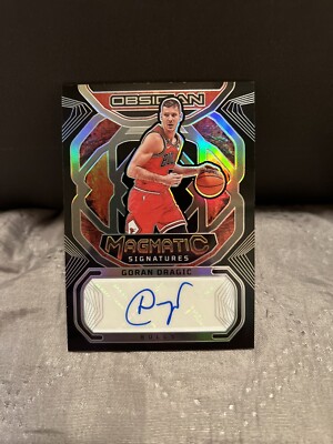 2022-23 Goran Dragic Obsidian Magmatic Signatures Auto /99 Chicago ...