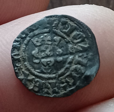 1377 - 99 King Richard II Hammered Silver Halfpenny Coin London Mint ...