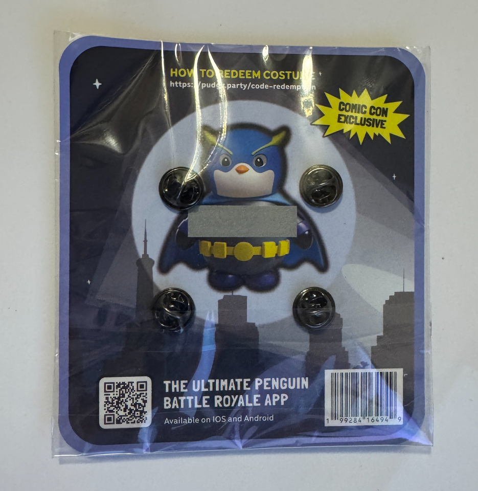 Pudgy Penguins Pin Set Comic-Con SDCC 2025 Exclusive With Unclaimed ...