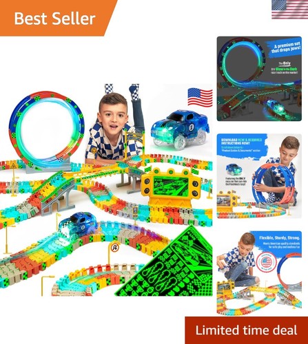 Light-Up Track Set with 144 Flexible Pieces - Perfect Gift for Boys ...