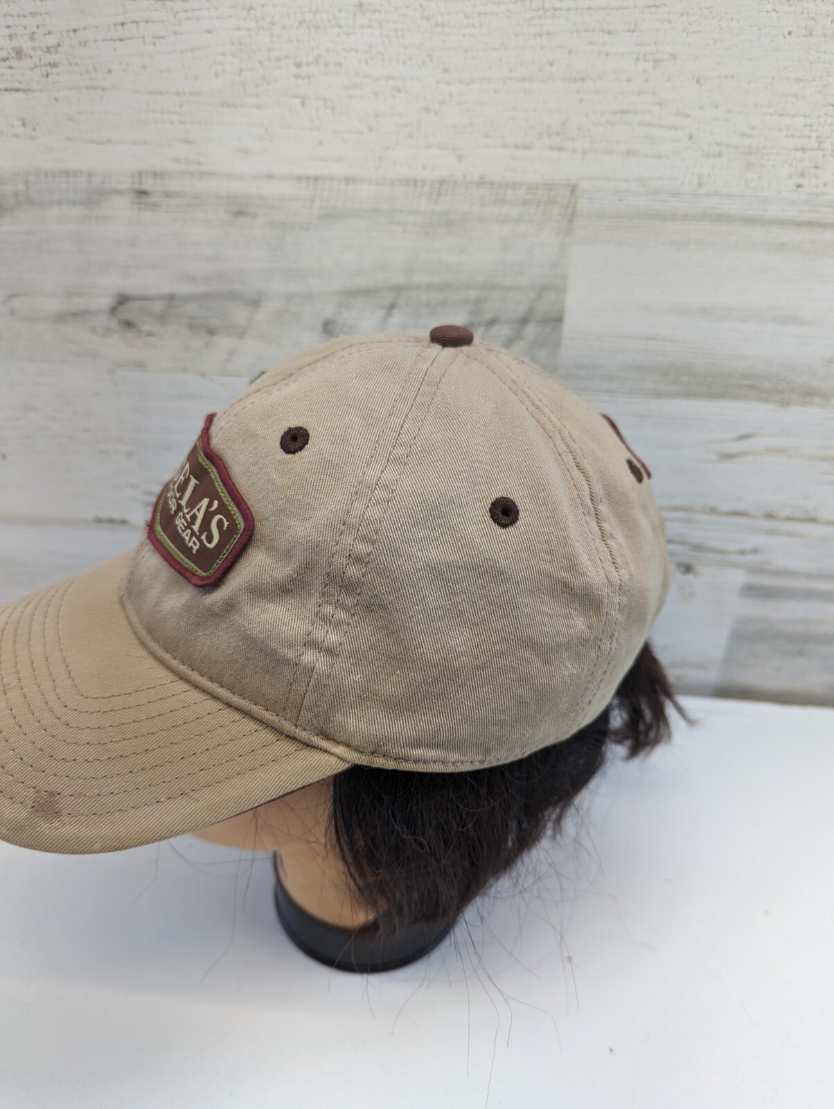 Cabelas Tan Hat Cap Adjustable strap Hunting Fishing … - Gem