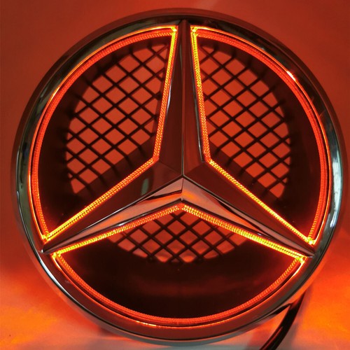 For 2008-2013 Mercedes Benz C W204 Front Grille Star Emblem Snap Black ...
