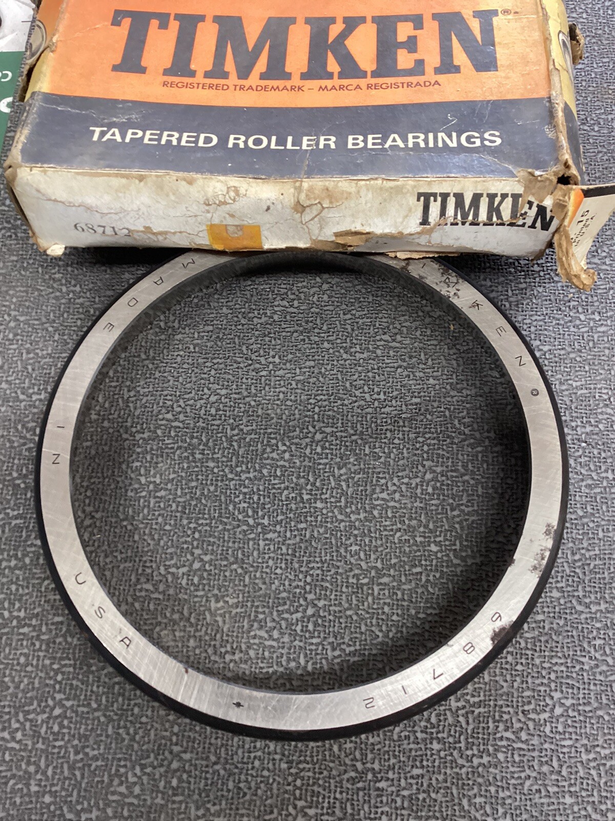 Timken Tapered Roller Bearings Cup Bearing 68712 7.125in OD x 1.00 in W ...