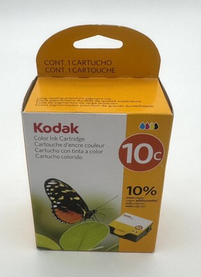 Kodak 10C Color Ink Cartridge - Unopened NEW IN BOX - FREE SHIPPING | eBay