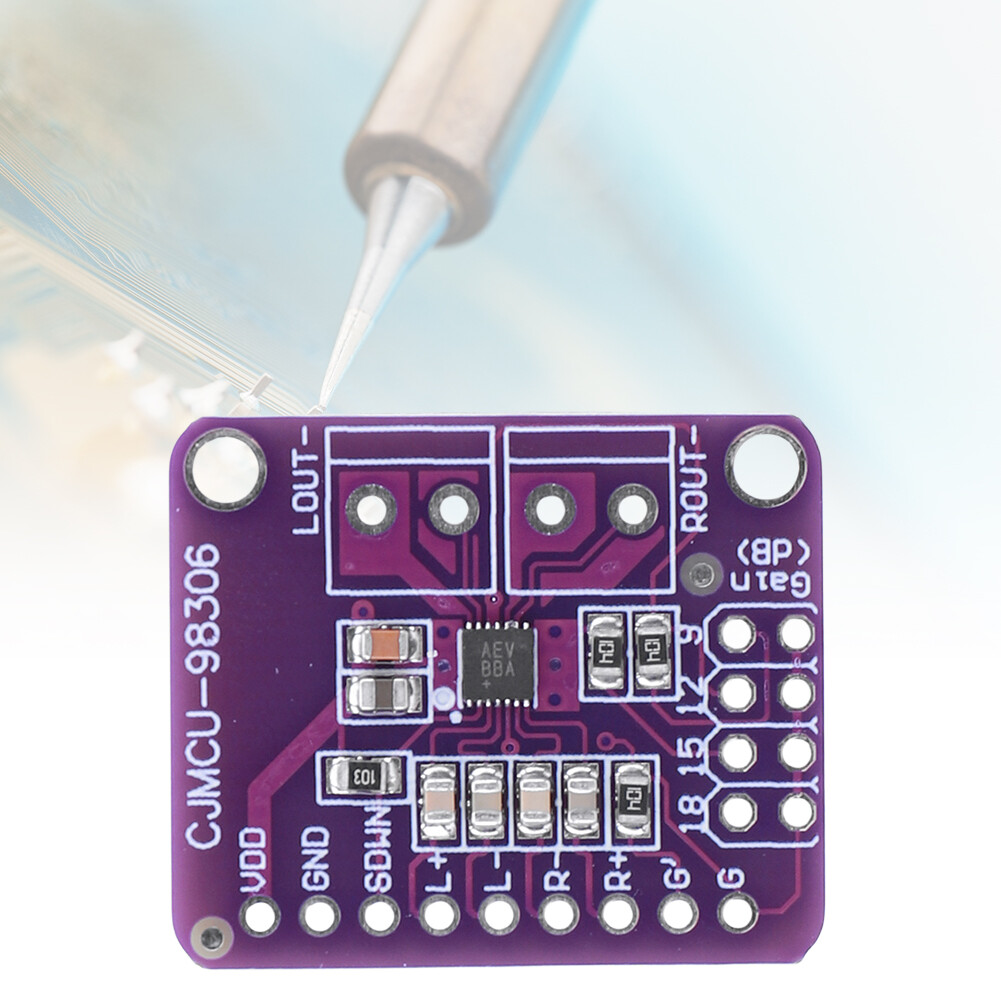 MAX98306 Stereo Amplifier Board Convenient CJMCU-98306 Class D Digital ...