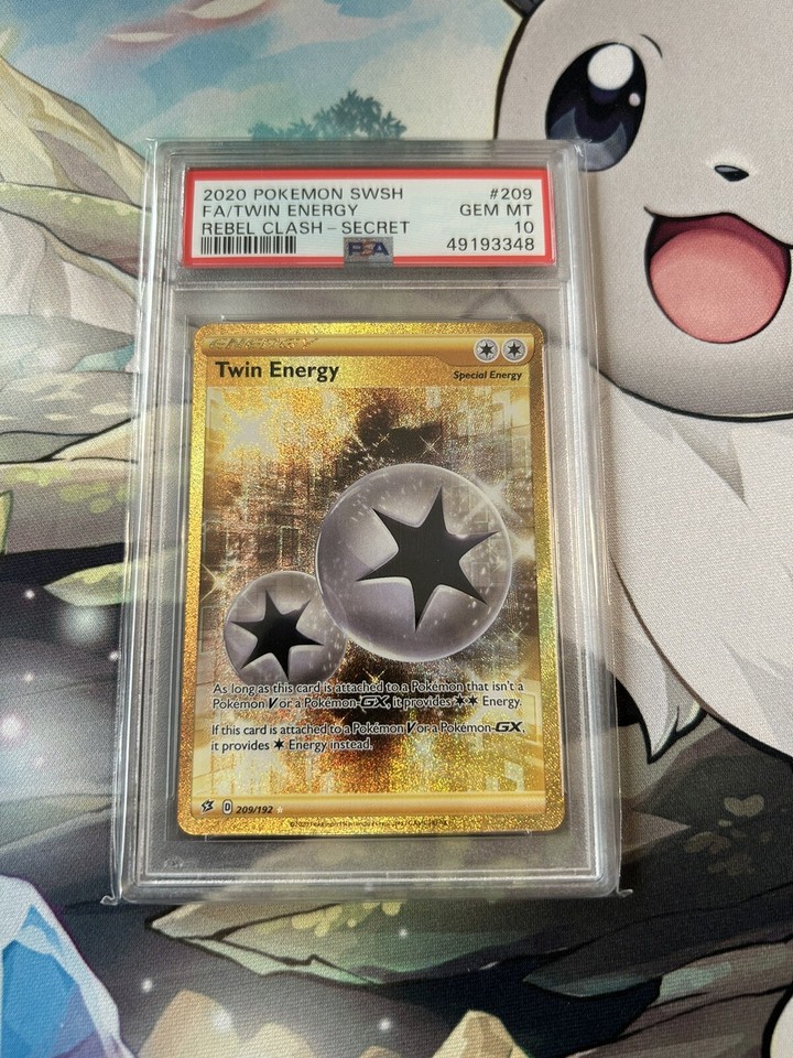 Pokemon Sword And Shield Full Art Secret Twin Energy PSA 10 | eBay