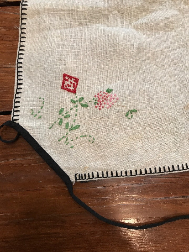 VTG Bridge Card Table Cover Game Handmade Stitched CLOTH 29X31 1950’s ...