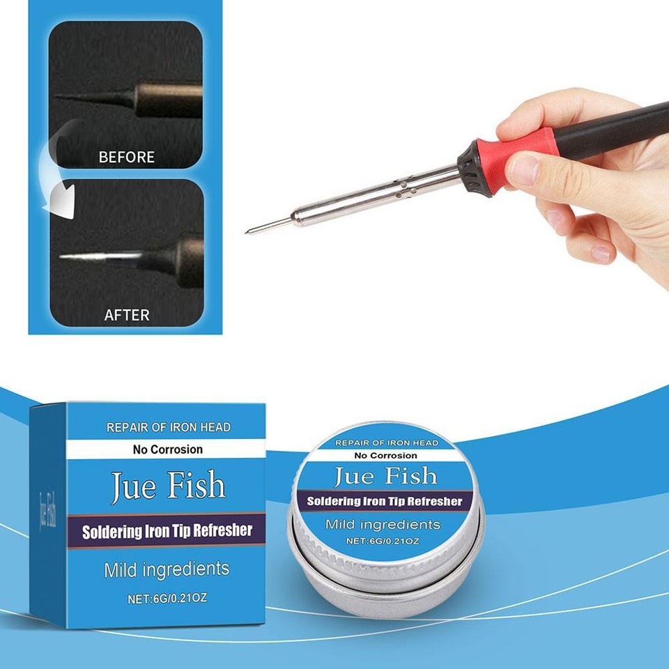 Soldering Iron Tip Tinner Activator Tip Cleaner Remover Lead Free 6g ιф ...