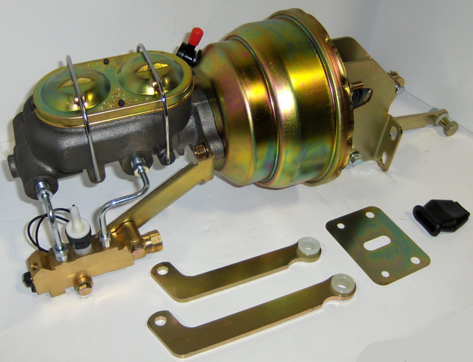 8" Zinc Power Disc Drum Brake Booster Kit for 1962-74 A B E Body Mopar ...
