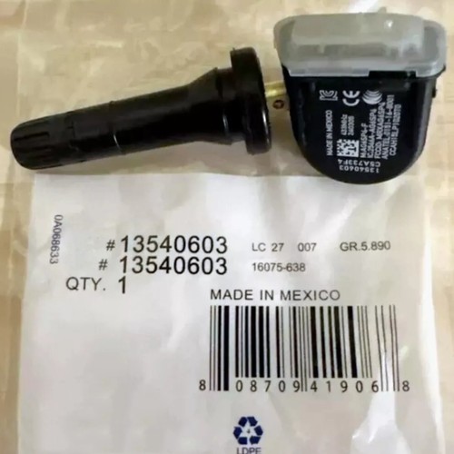 1PCS OEM 433MHz TPMS 13540603 Tire Pressure Sensor For Buick Cadillac ...