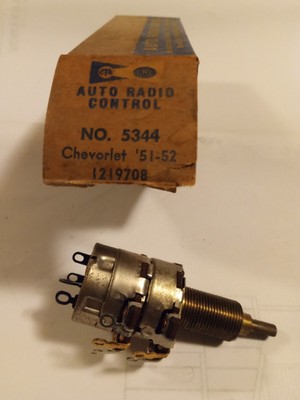 1951-52 Chevy radio volume control NOS | eBay