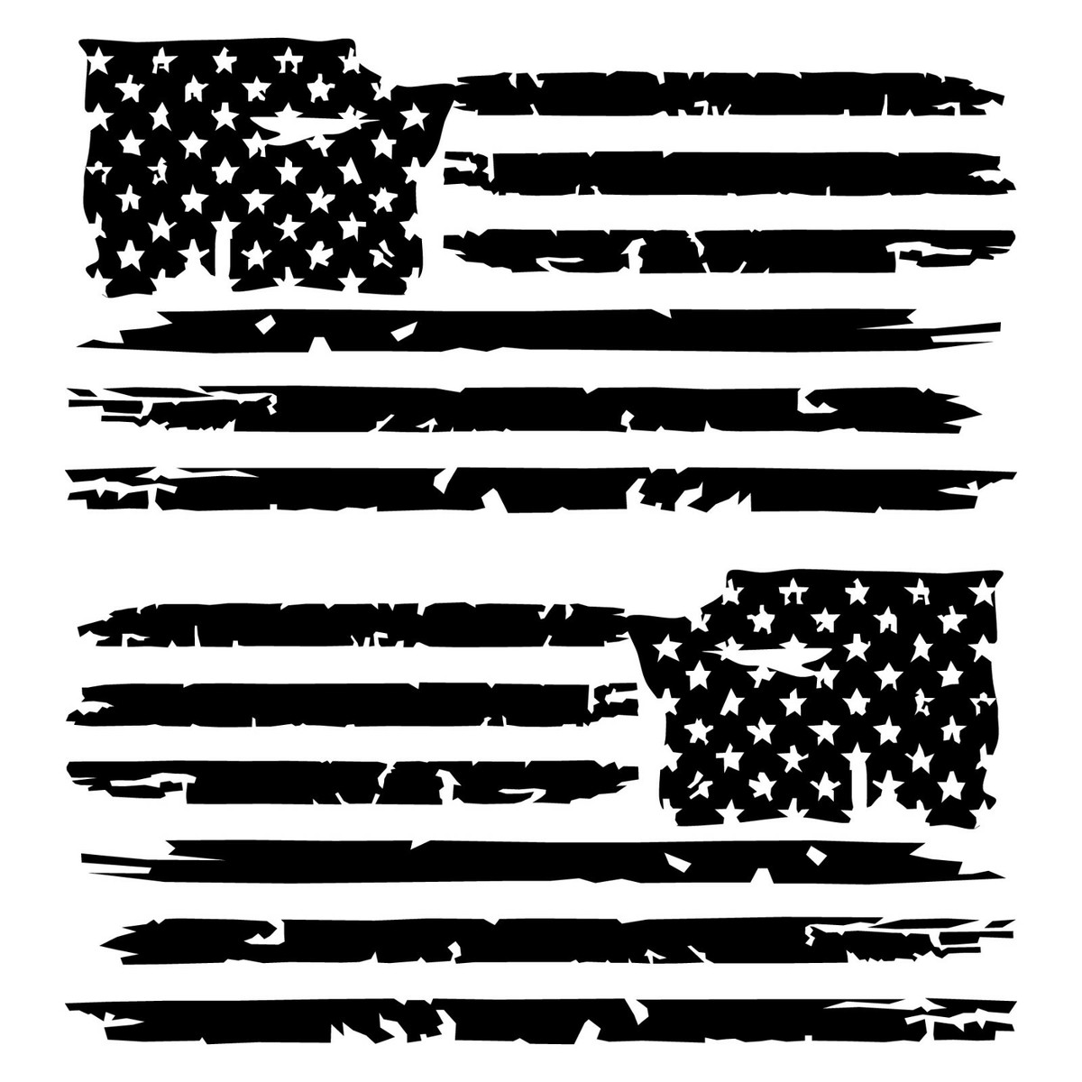 Tattered Flag Vector