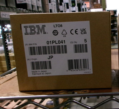 5 PACK of IBM LTO8 Tape Cartridge 01PL041 Data Cartridge Ultrium-8 LTO ...