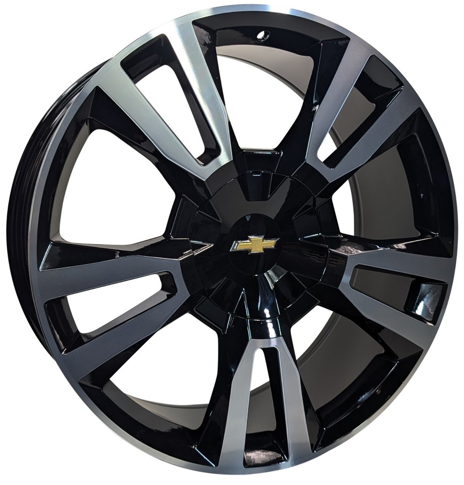 22" Rims Wheels SET4️⃣ fits Chevy Tahoe Suburban Silverado LTZ LT RST ...