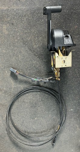 OMC Johnson Evinrude Outboard Motor Top Binnacle Control Box W/ Cable ...