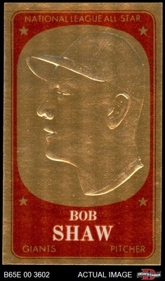 1965 Topps Embossed #57 Bob Shaw Giants 7 - NM | eBay